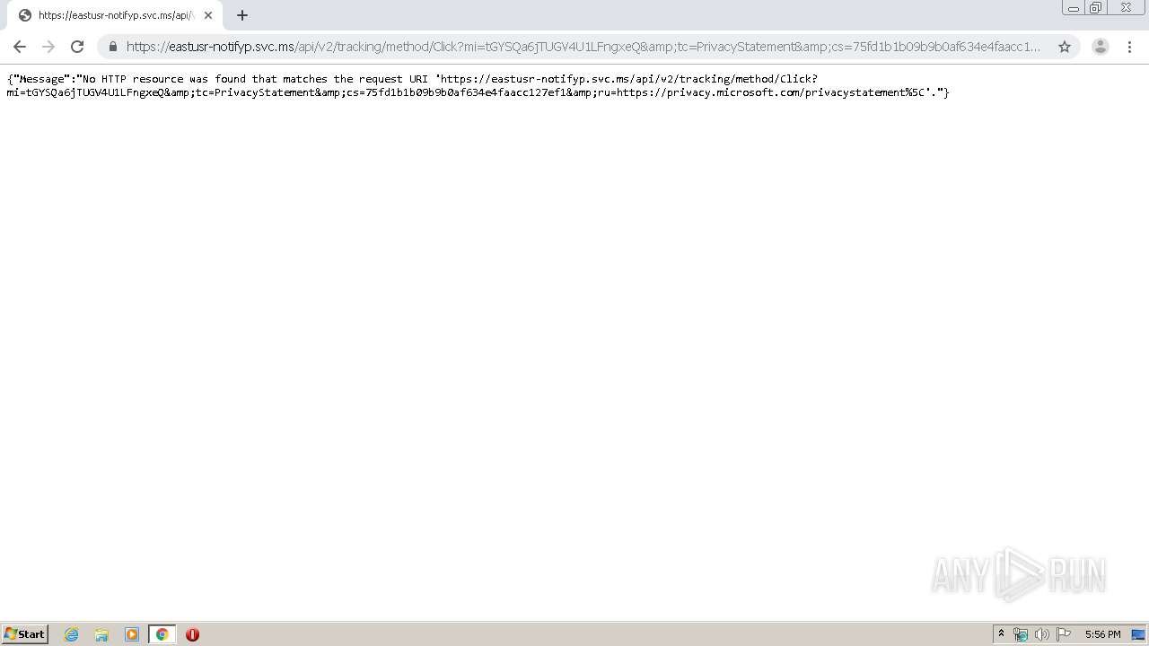 Malware analysis https://eastusr-notifyp.svc.ms/api/v2/tracking/method ...