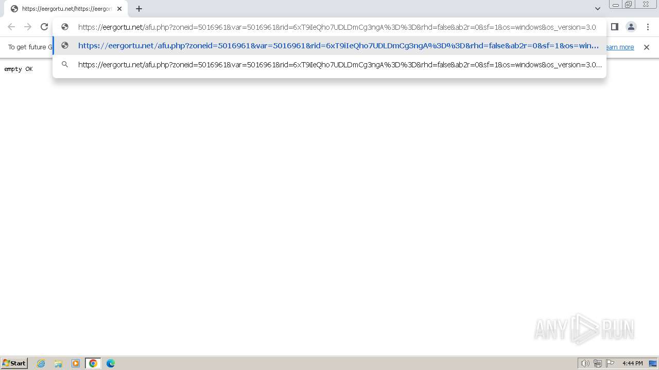 Malware analysis https://eergortu.net/https://eergortu.net/afu.php?zoneid=5016961&var=5016961 ...