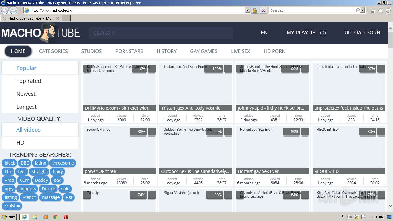 Malware analysis https://machotube.tv Malicious activity | ANY.RUN - Malware Sandbox Online