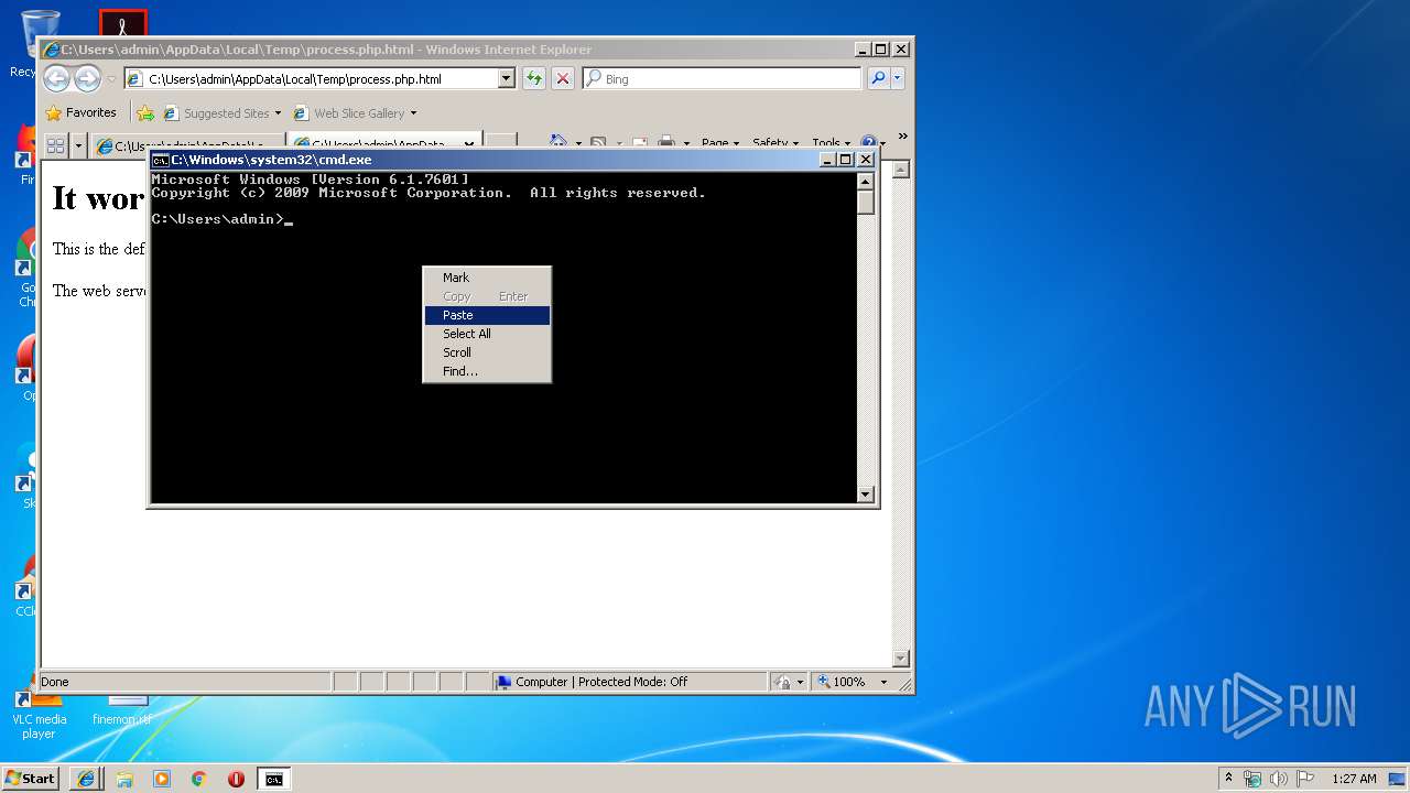 Analysis http://176.121.14.137:443/login/process.php Malicious activity - Interactive analysis ...