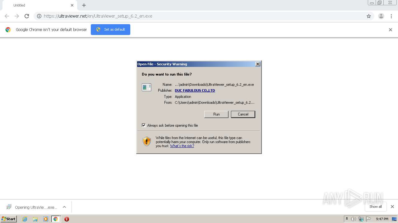 Malware analysis https://ultraviewer.net/en/UltraViewer_setup_6.2_en ...