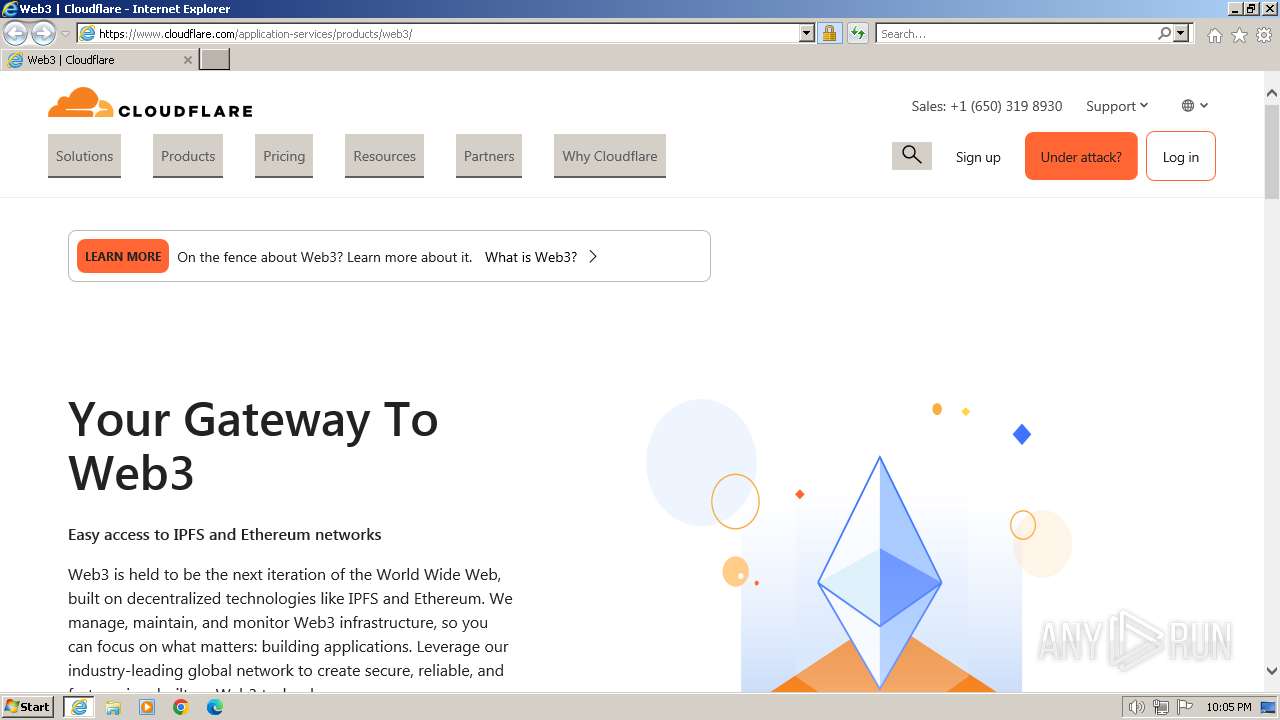Malware analysis https://cloudflare-ipfs.com Malicious activity | ANY.RUN - Malware Sandbox Online