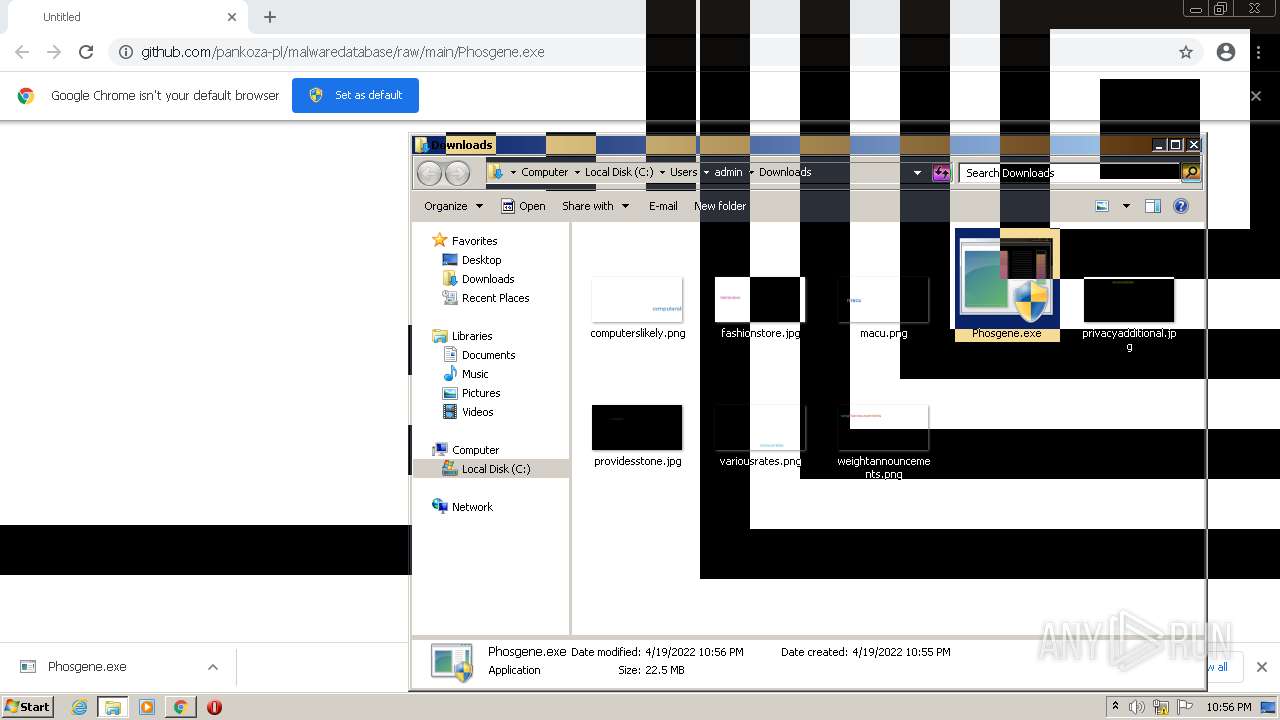 Malware analysis https://github.com/pankoza-pl/malwaredatabase/raw/main/Phosgene.exe Malicious ...
