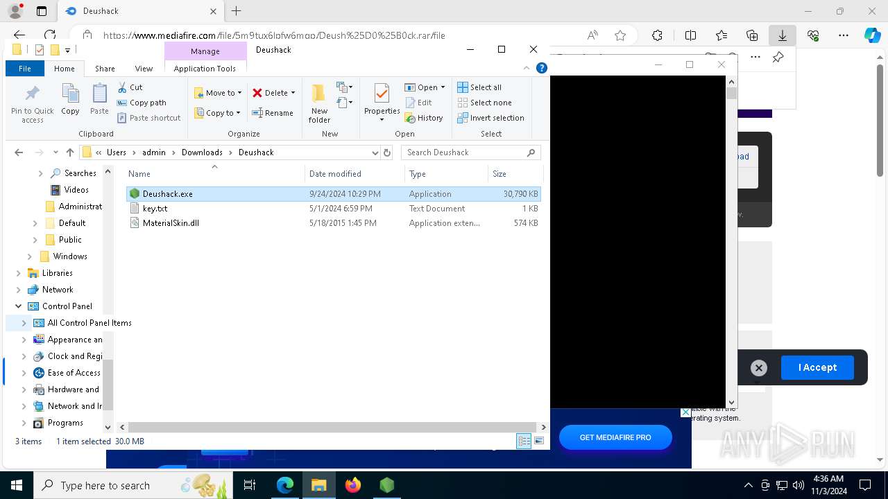 Analysis https://Deushack.site Malicious activity - Interactive ...