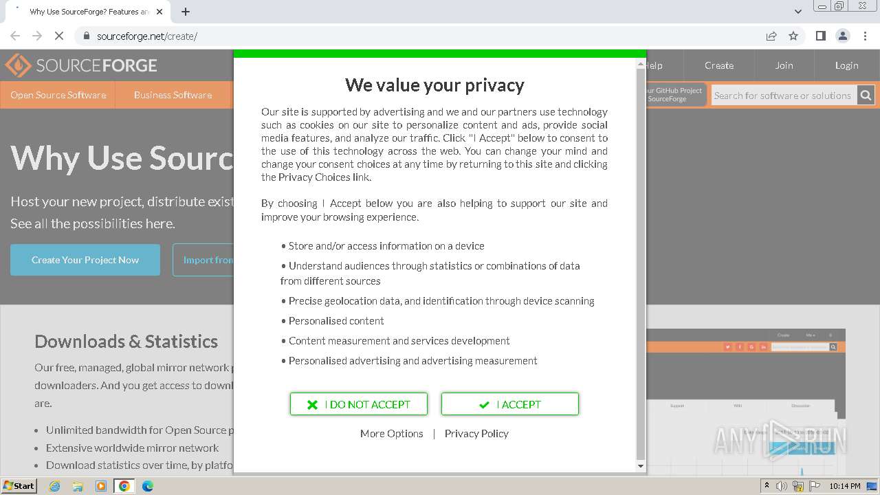 Malware analysis https://master.dl.sourceforge.net Malicious activity | ANY.RUN - Malware ...