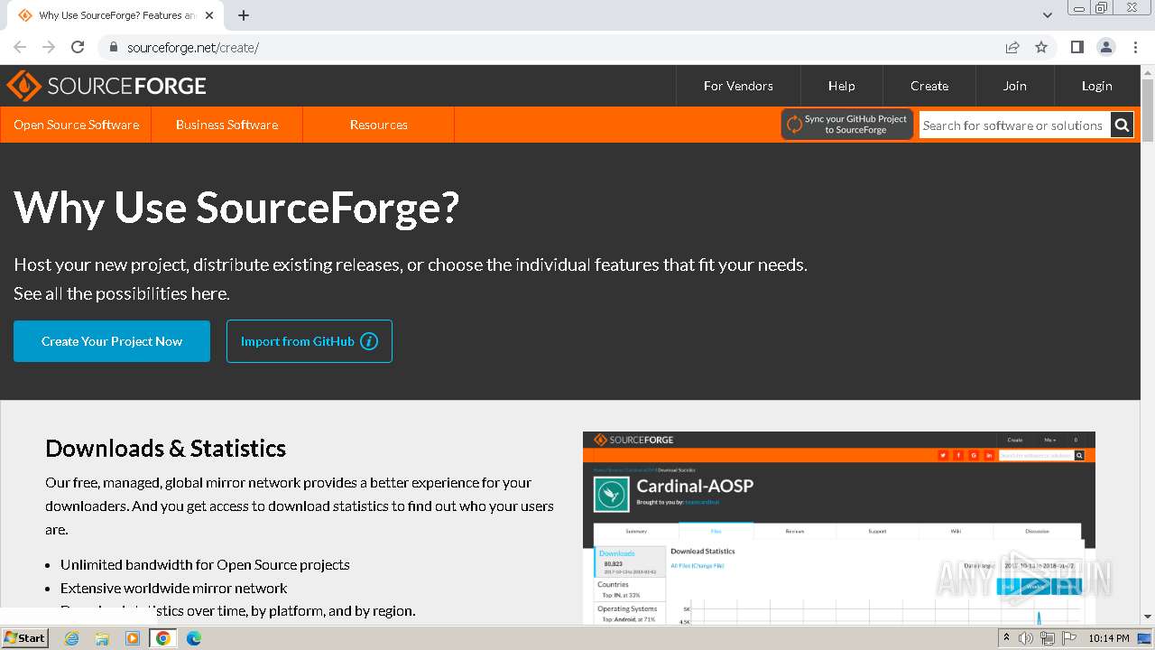 Malware analysis https://master.dl.sourceforge.net Malicious activity | ANY.RUN - Malware ...