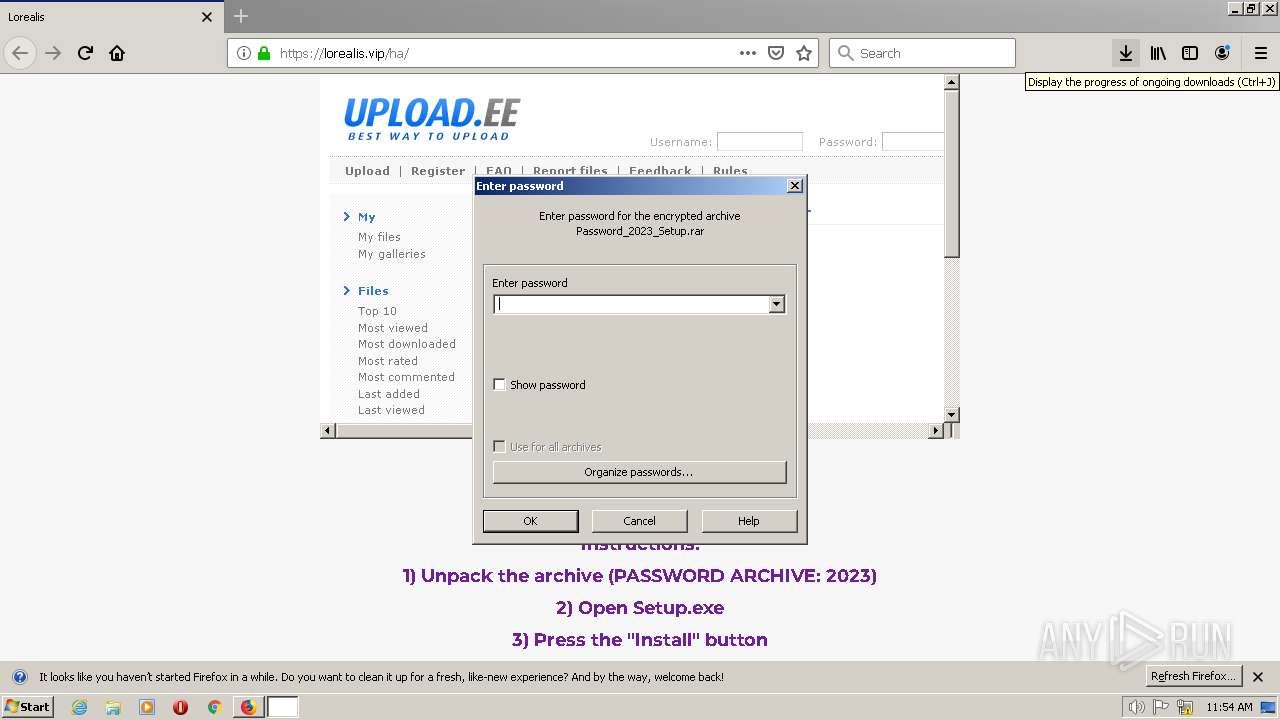 Malware analysis https://lorealis.vip/ha Malicious activity | ANY.RUN ...