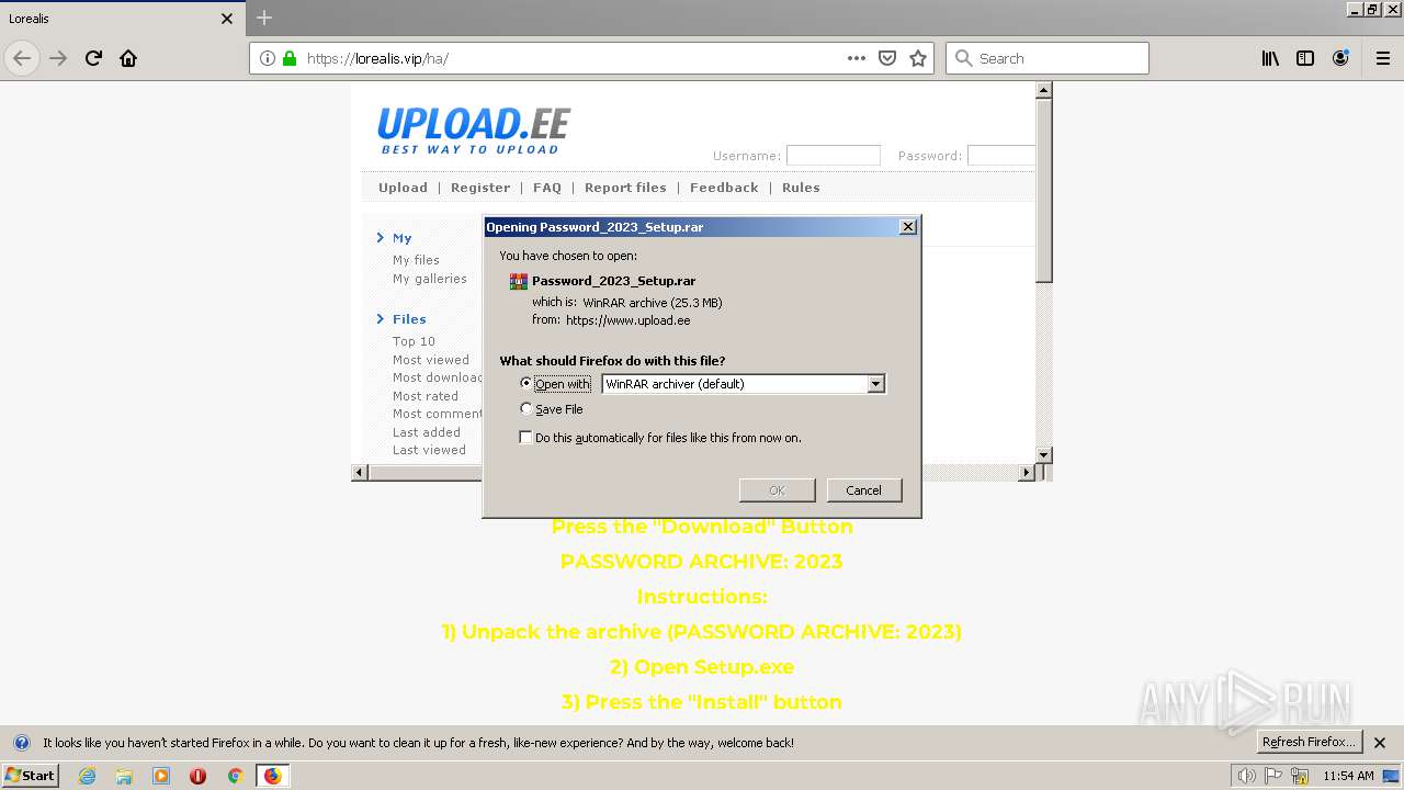 Malware analysis https://lorealis.vip/ha Malicious activity | ANY.RUN ...