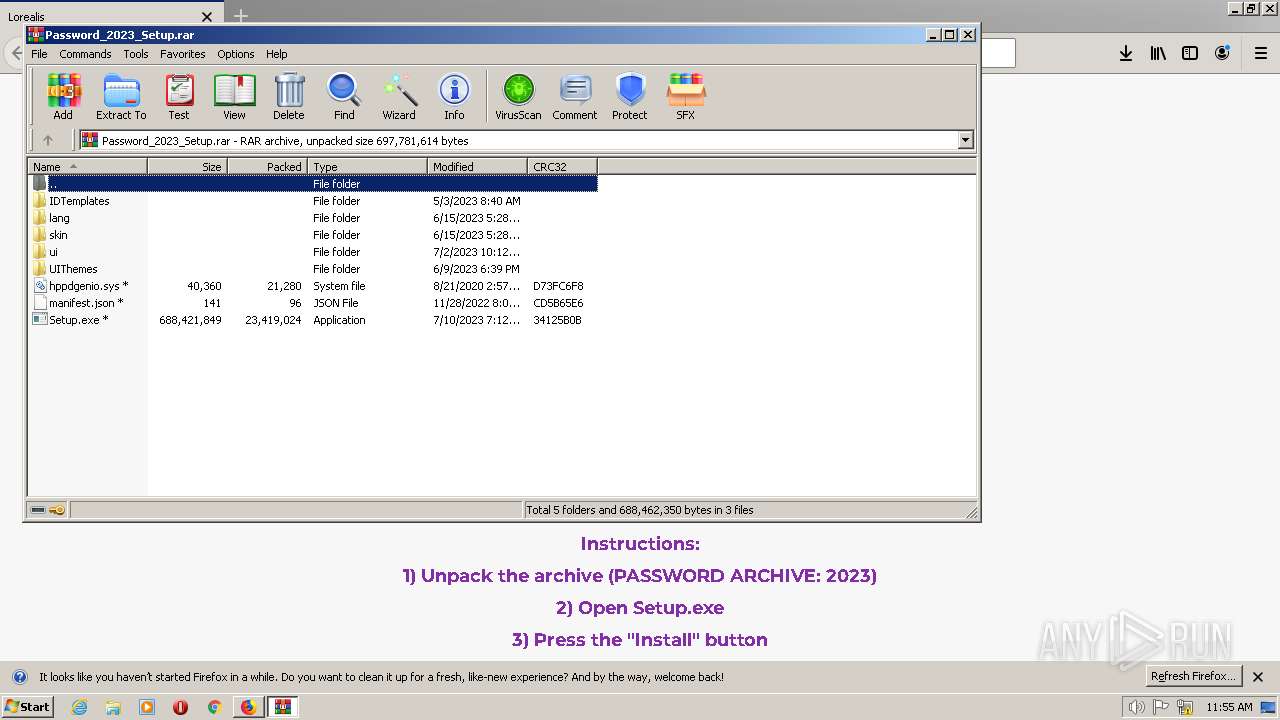 Malware analysis https://lorealis.vip/ha Malicious activity | ANY.RUN ...