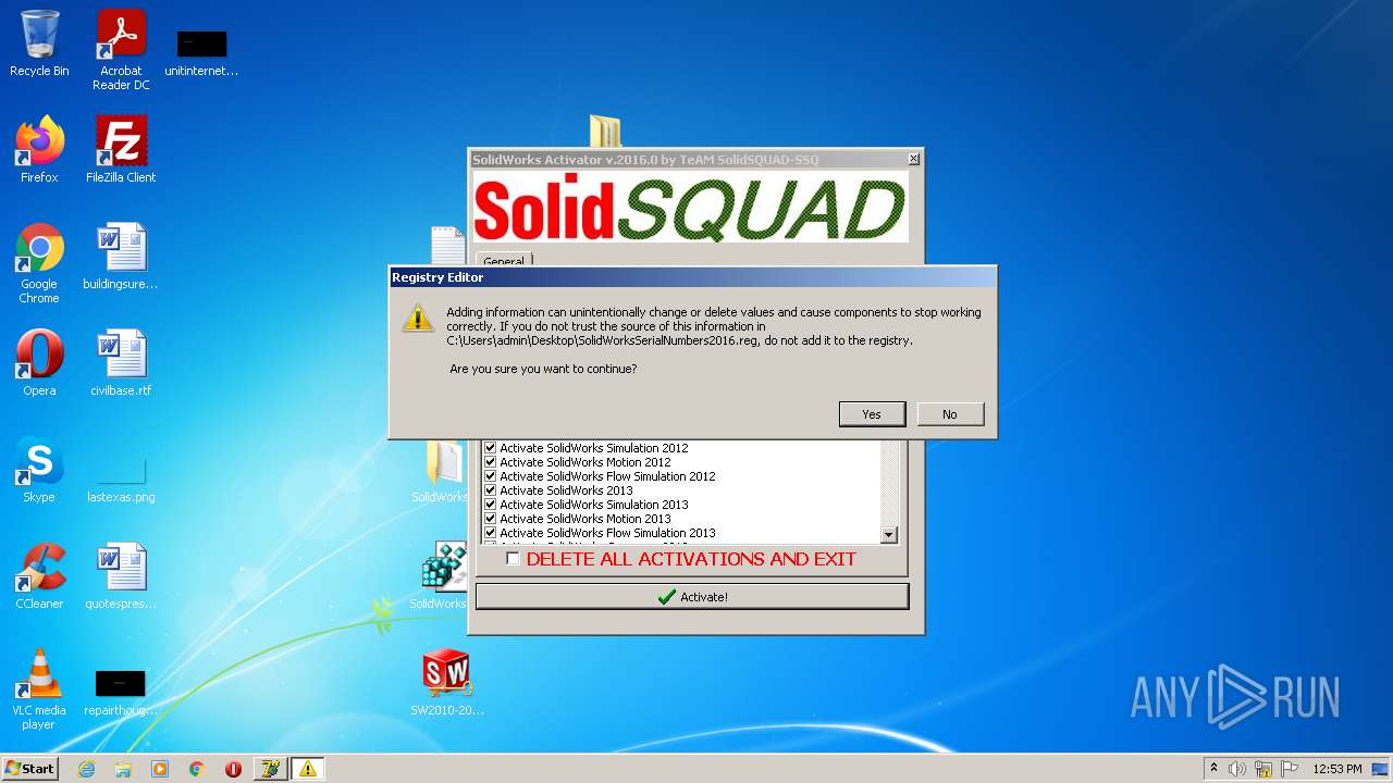 Malware analysis _SolidSQUAD_.7z Malicious activity | ANY.RUN - Malware Sandbox Online