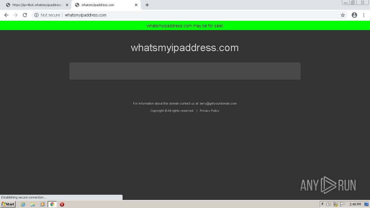 Malware analysis https://ipv4bot.whatismyipaddress.com Malicious activity | ANY.RUN - Malware ...