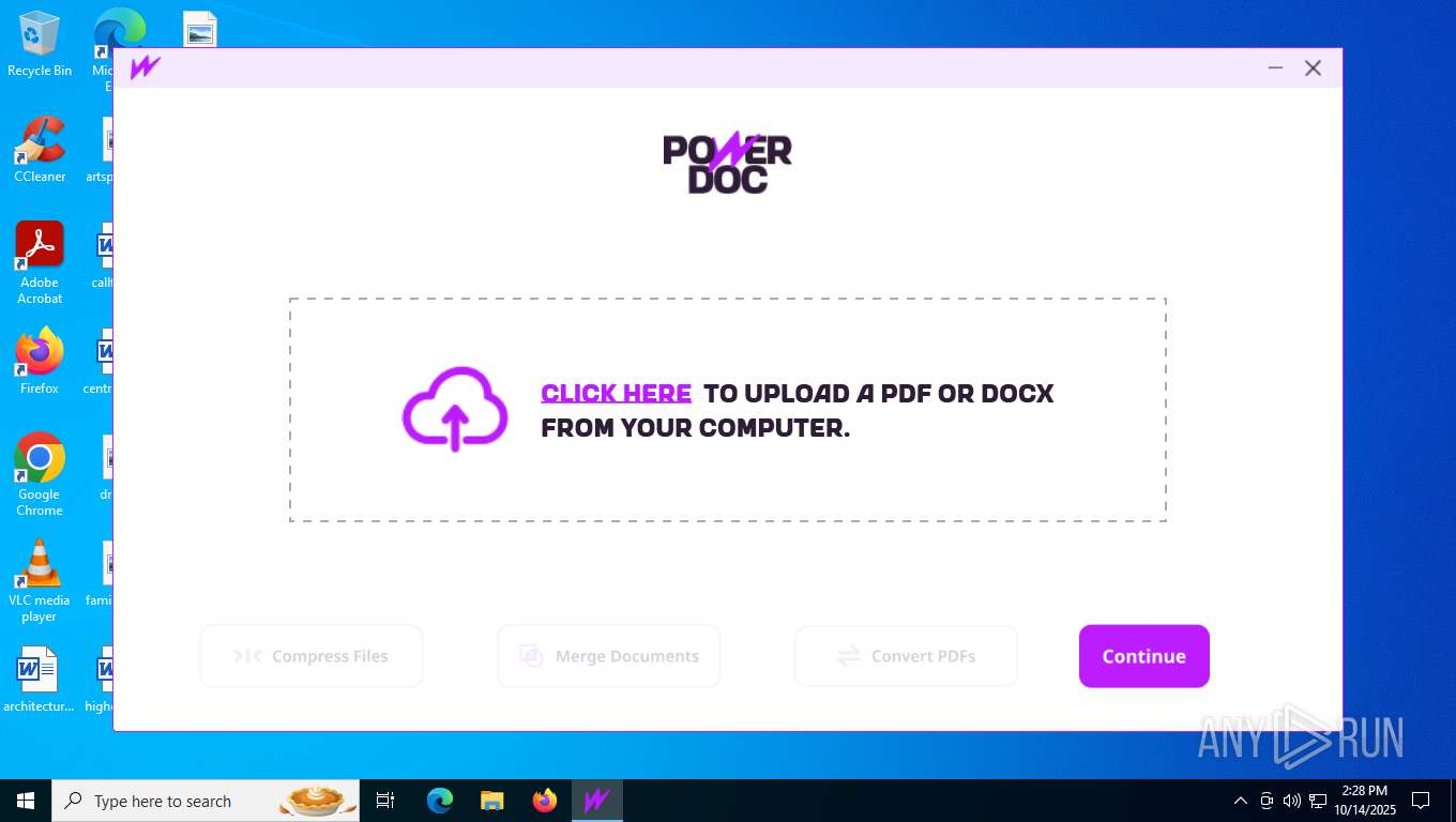 Malware analysis powerdoc.exe Malicious activity | ANY.RUN - Malware ...