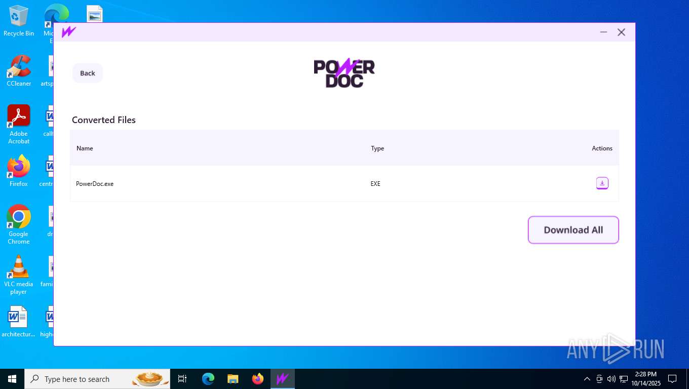 Malware analysis powerdoc.exe Malicious activity | ANY.RUN - Malware ...