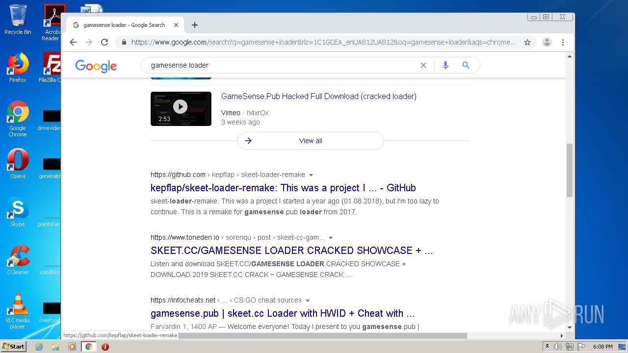 Malware analysis gamesense-pub-skeet-cc-loader-with-hwid-cheat-with ...