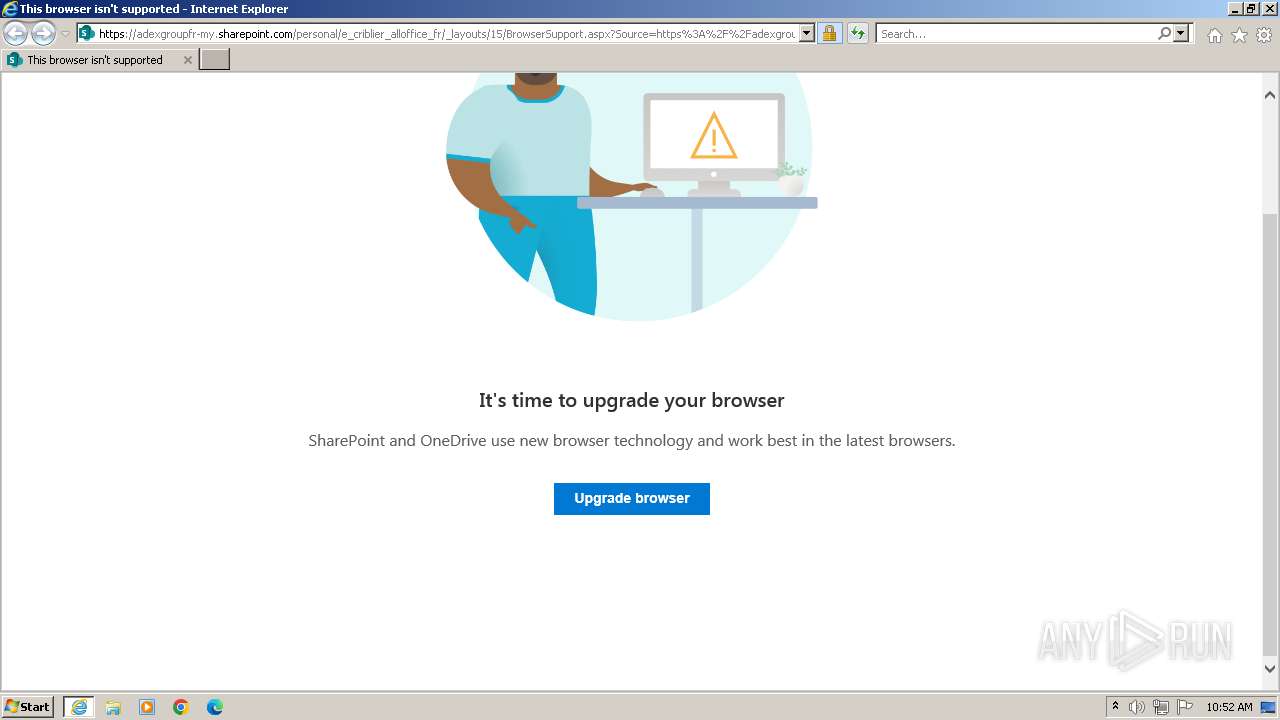 Malware analysis https://adexgroupfr-my.sharepoint.com/:u:/g/personal/e ...