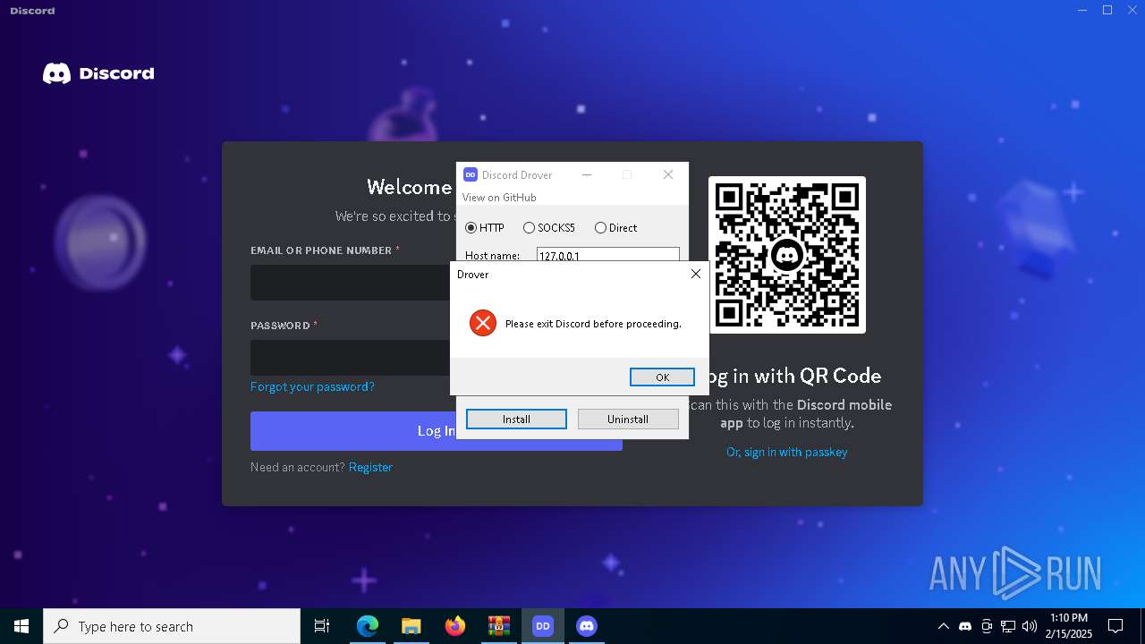 Malware Analysis Hdrover Discord-drover Releases Download V0.8 Drover