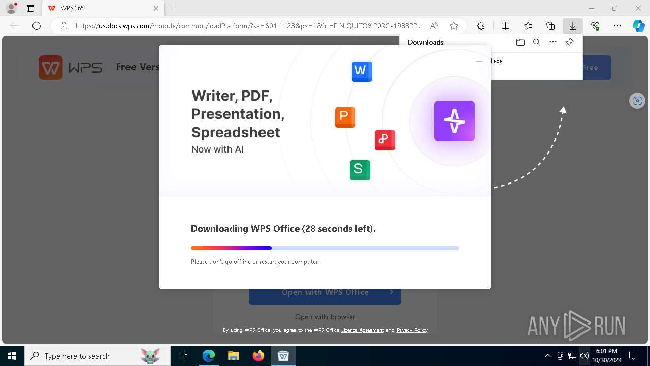 Malware analysis https://us.docworkspace.com/d/sINahsMyMAvOuhrkG?sa=601 ...