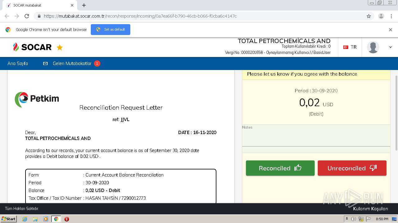 Malware analysis http://url1625.socarmutabakat.com/ls/click?upn ...