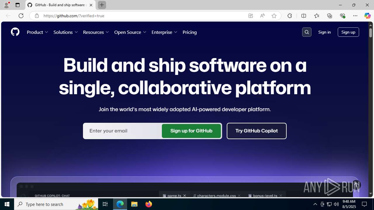 Analysis http://bit.ly/45dtuRz Malicious activity - Interactive analysis ANY.RUN