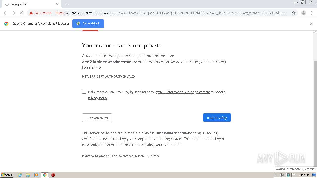 Malware analysis https://linkprotect.cudasvc.com/url?a=http%3a%2f%2fpmta.spgo.io%2ff%2fa%2f_XKQ ...