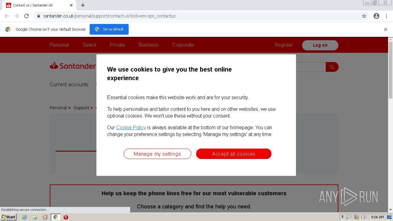 Malware analysis https://eur01.safelinks.protection.outlook.com/?url=https%3A%2F%2Fwww.santander ...