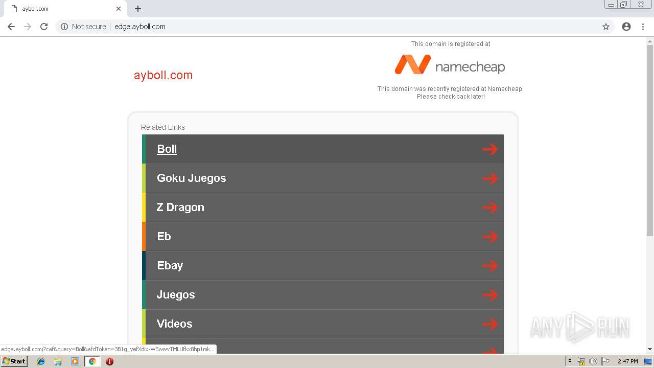 Malware analysis https://www.virustotal.com/gui/url ...