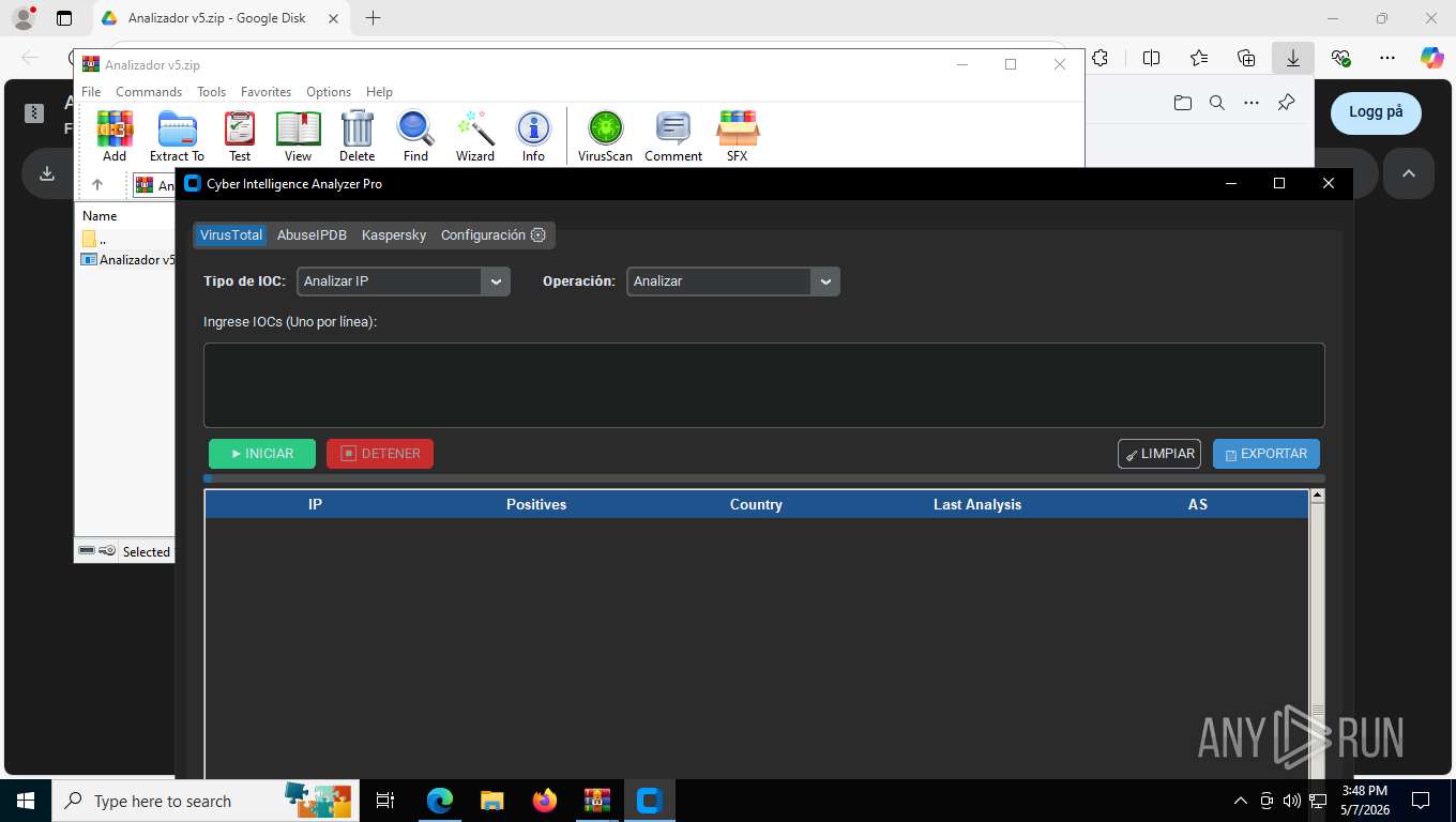 Malware analysis https://drive.google.com/file/d/1H57qA7gWP9p06XpgD ...