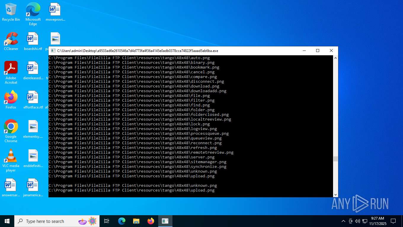 Malware analysis a9533ad6e2610546a7d4d773fa4f36a4145e0adb0378cca74822f5aaad5ab6ba.exe Malicious ...