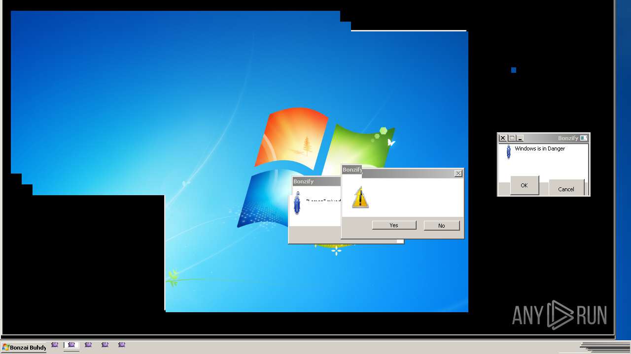 Malware Analysis Bonzify.exe Malicious Activity