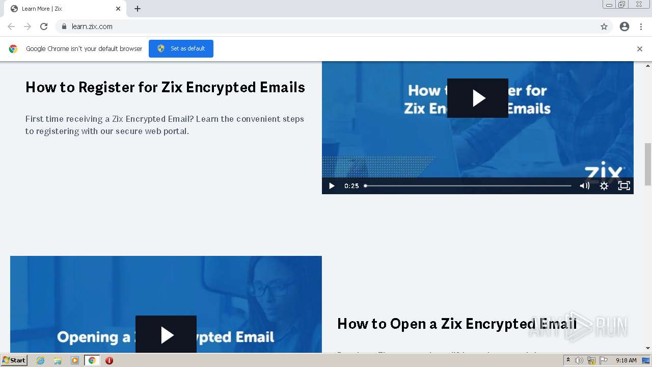 Malware analysis http://www.zixcorp.com/info/zixmail_ZMC Malicious activity | ANY.RUN - Malware ...