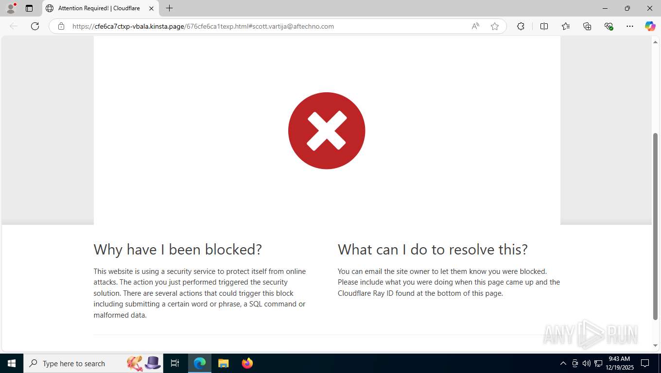 Malware analysis https://87120afc.click.convertkit-mail2.com ...