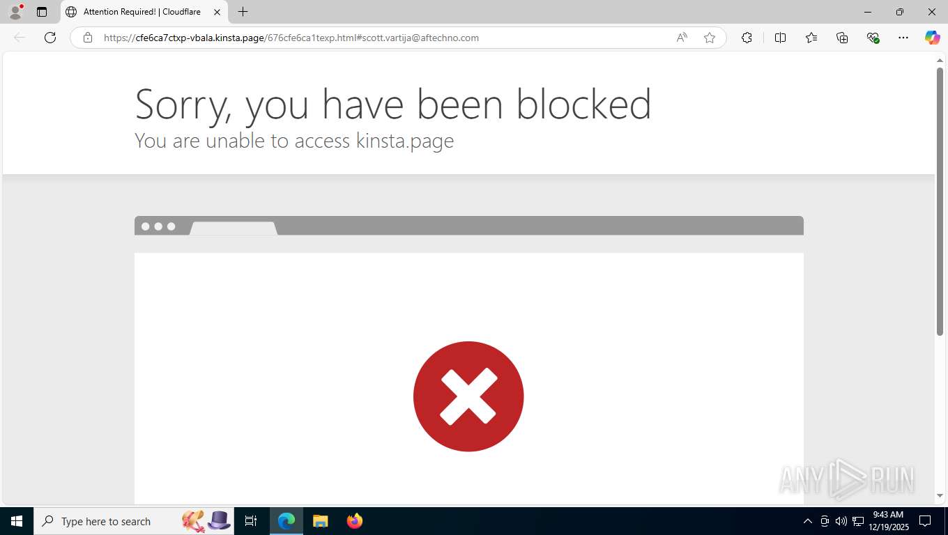 Malware analysis https://87120afc.click.convertkit-mail2.com ...
