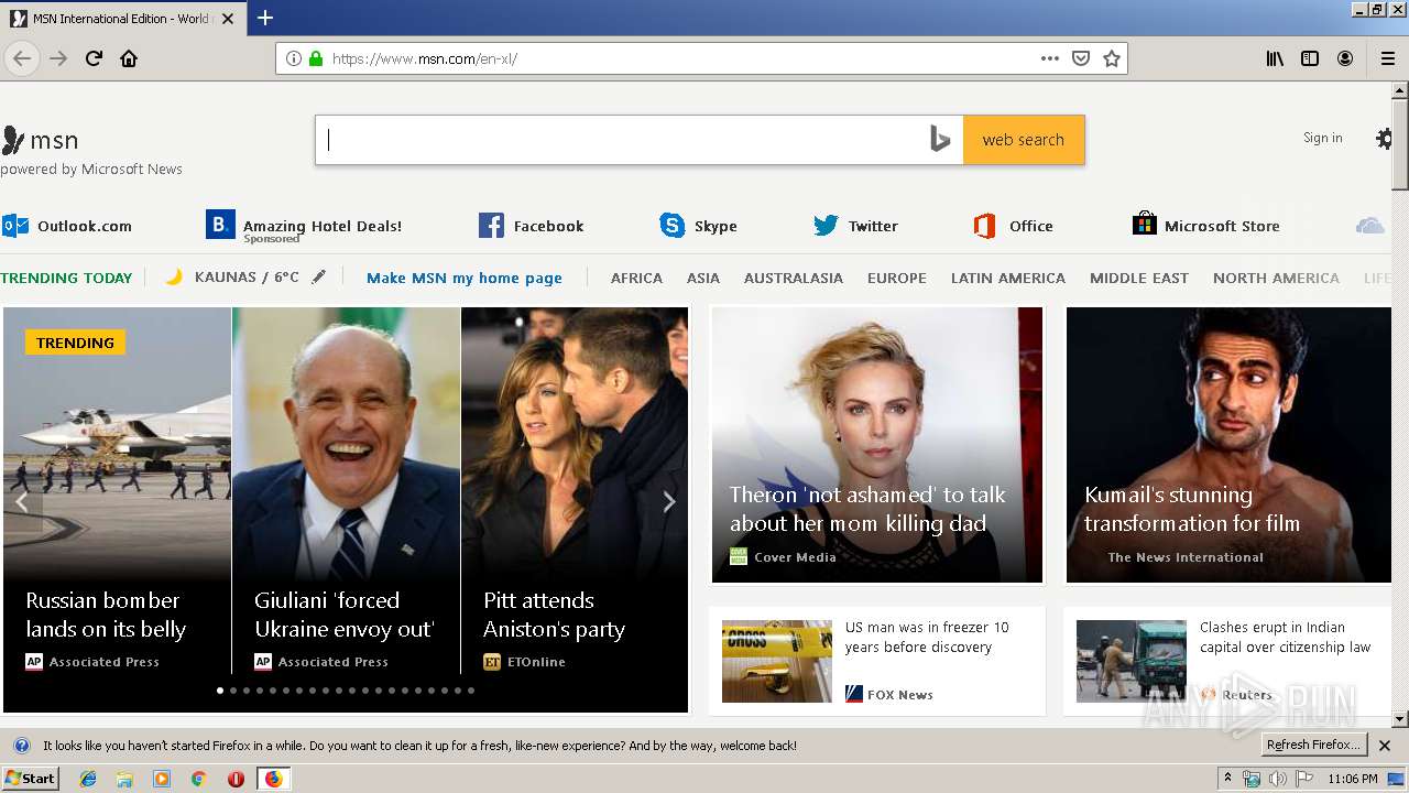 Malware analysis https://msn.com Malicious activity | ANY.RUN - Malware Sandbox Online