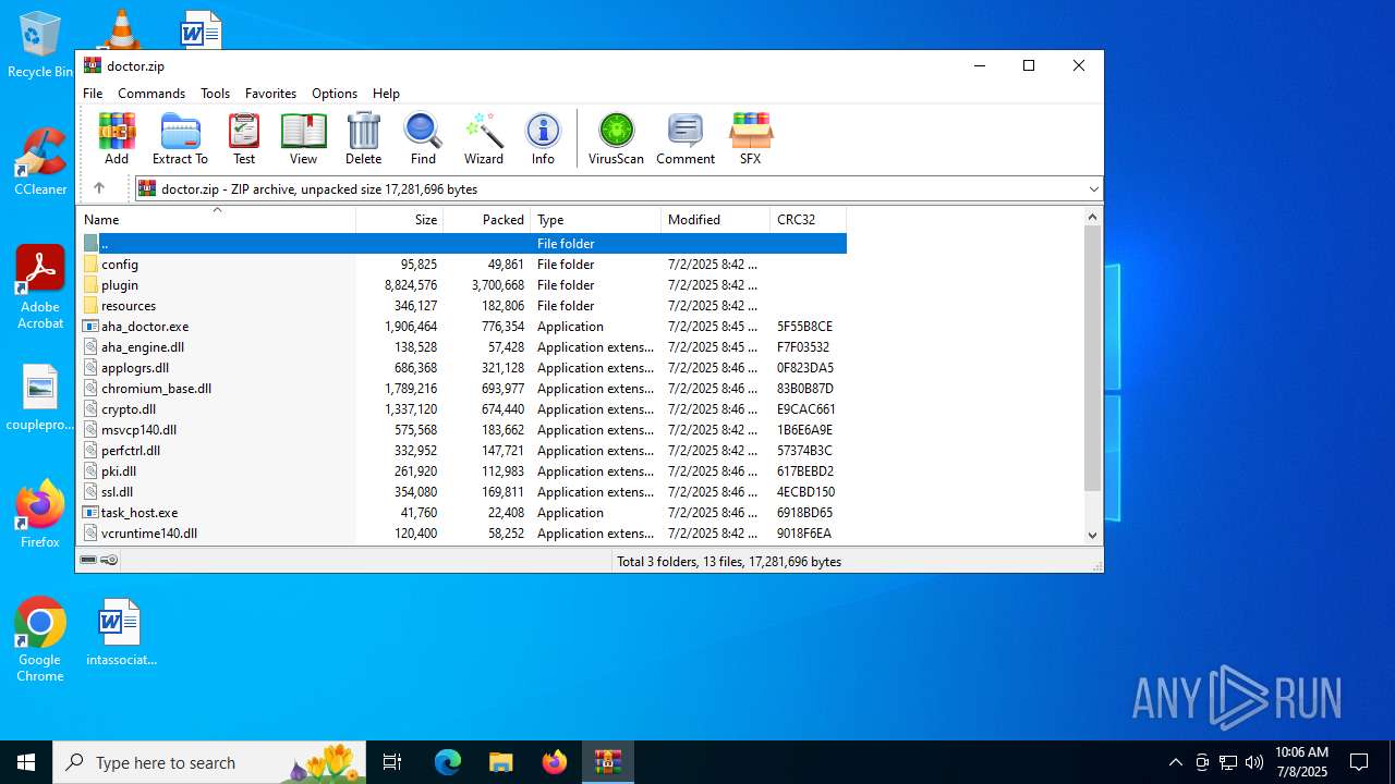 Malware analysis doctor.zip Malicious activity | ANY.RUN - Malware ...