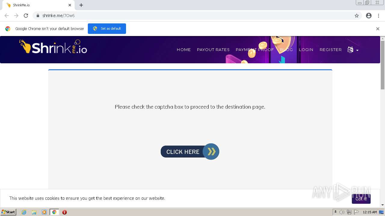 Malware analysis https://shrinke.me/7Ow6 Malicious activity | ANY.RUN - Malware Sandbox Online