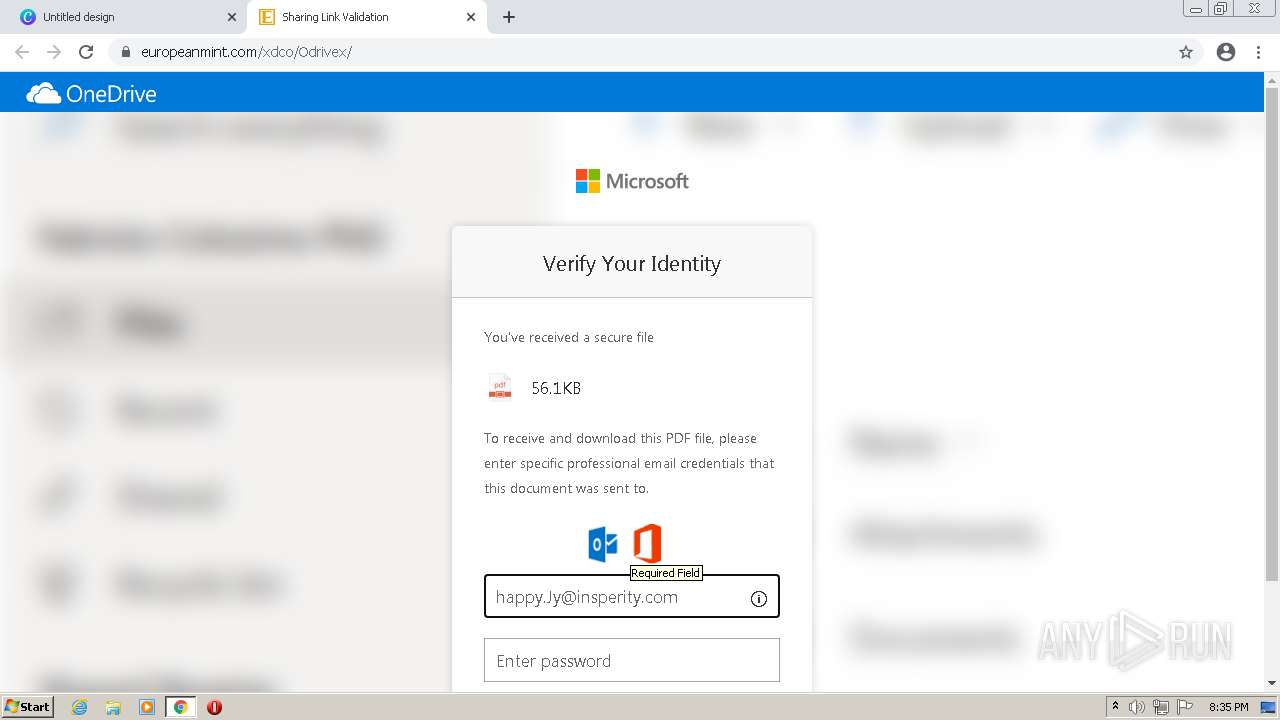 Malware analysis https://nam12.safelinks.protection.outlook.com/?url ...