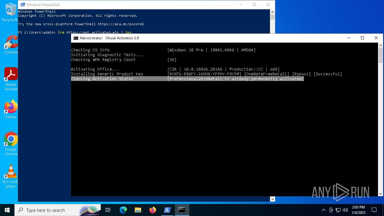 Malware analysis https://massgrave.dev Malicious activity | ANY.RUN - Malware Sandbox Online