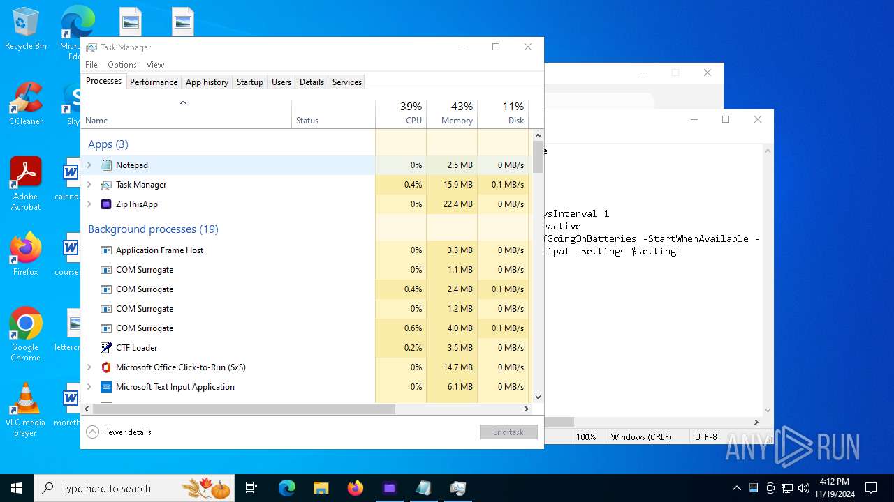 Malware Analysis Zipthis.exe Malicious Activity