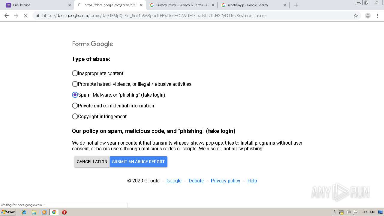 Malware analysis https://docs.google.com/forms/d/e/1FAIpQLSd ...