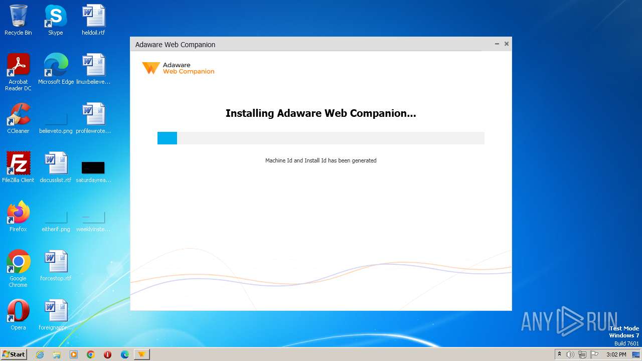Malware Analysis Setup Webcompanion.exe Malicious Activity