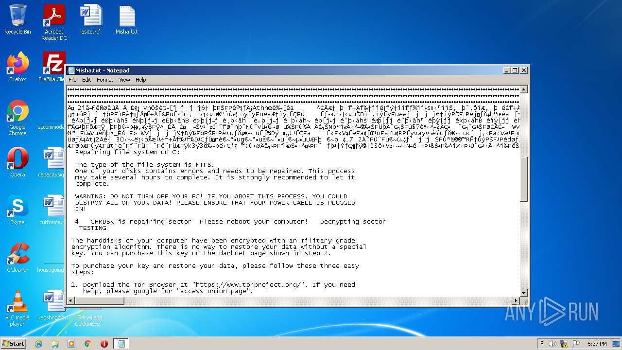 Malware analysis Petya and GoldenEye BUILDER.exe Malicious activity ...