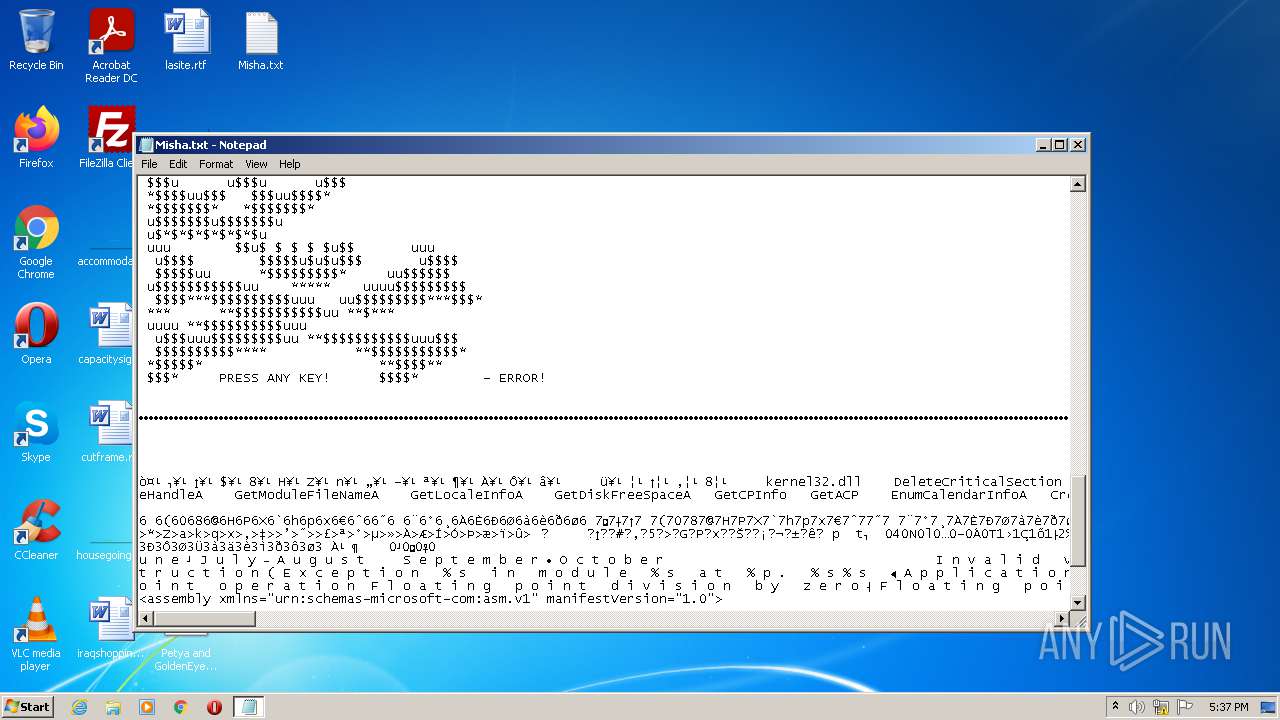 Malware analysis Petya and GoldenEye BUILDER.exe Malicious activity ...