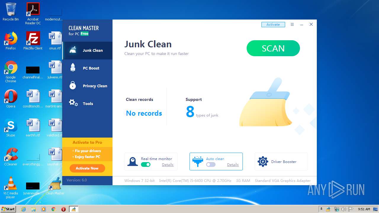 Malware analysis clean_master_1_1.exe Malicious activity | ANY.RUN ...