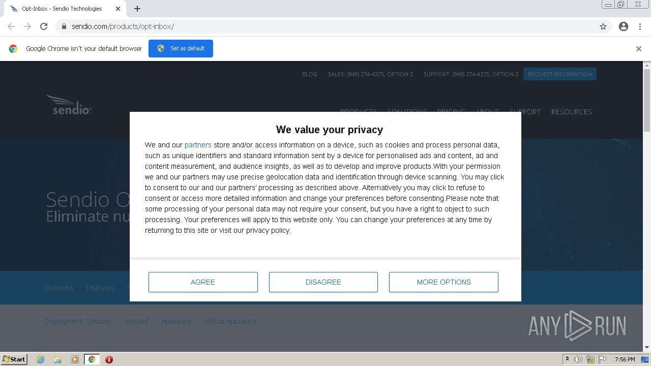 Malware analysis https://sendio.com/solutions/opt-inbox/ Malicious activity | ANY.RUN - Malware ...
