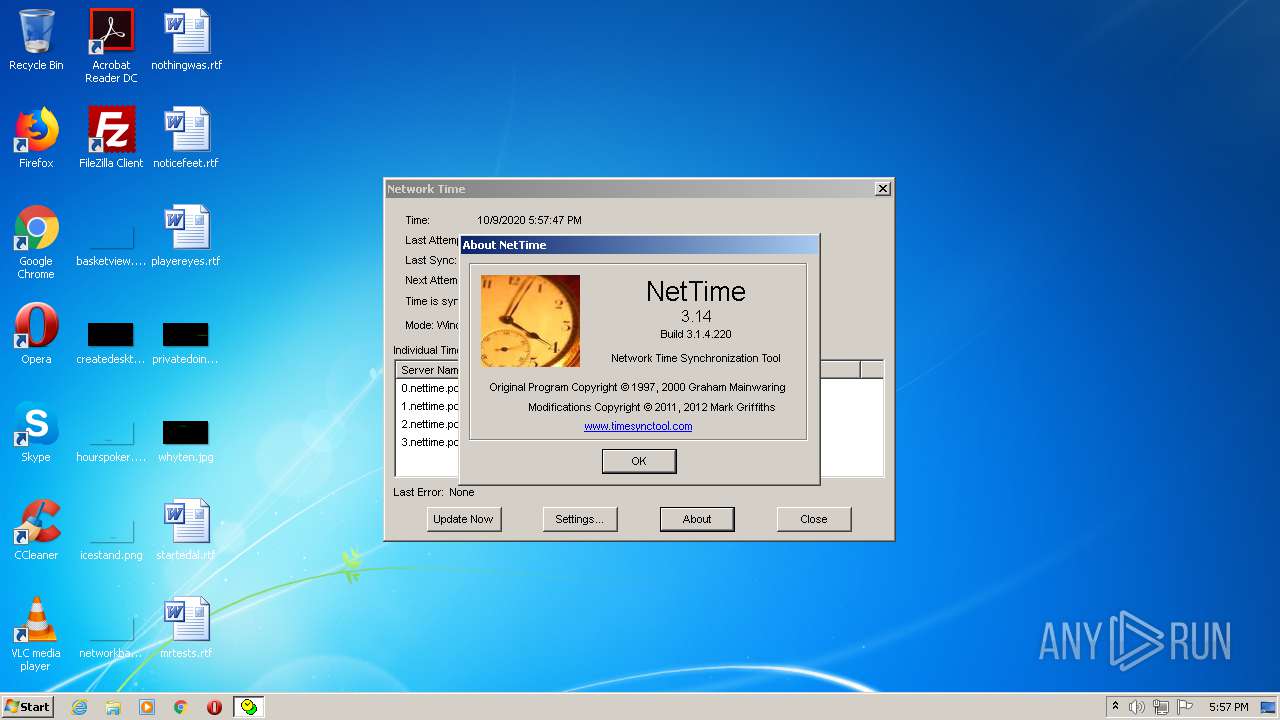 Malware analysis NetTimeSetup-314.exe Malicious activity | ANY.RUN ...