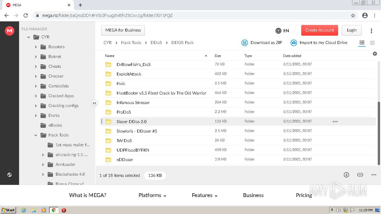 Malware analysis https://mega.nz/folder/zaQmzDDY#rVSrZFxugztvBfvZ5Cox1g ...