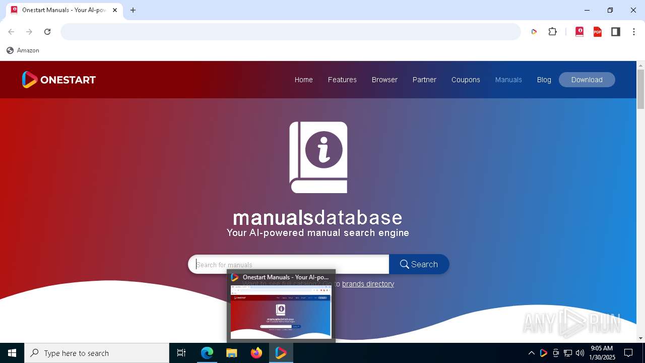 Malware analysis onestart.ai Malicious activity | ANY.RUN - Malware Sandbox Online