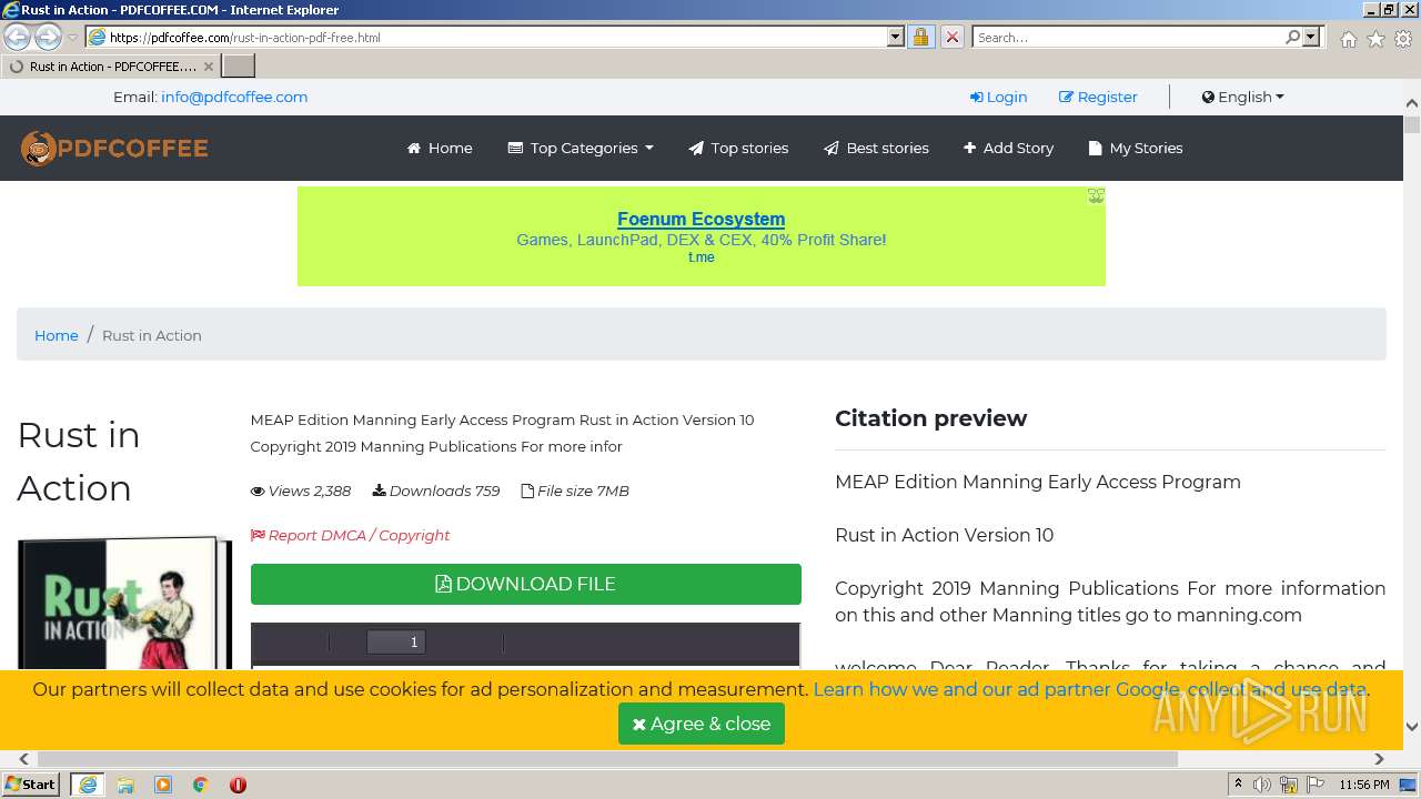 Malware analysis https://pdfcoffee.com/download/rust-in-action-pdf-free ...
