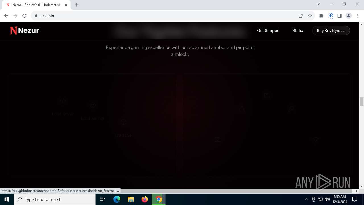 Malware analysis https://nezur.io/Nezur_External.zip Malicious activity ...