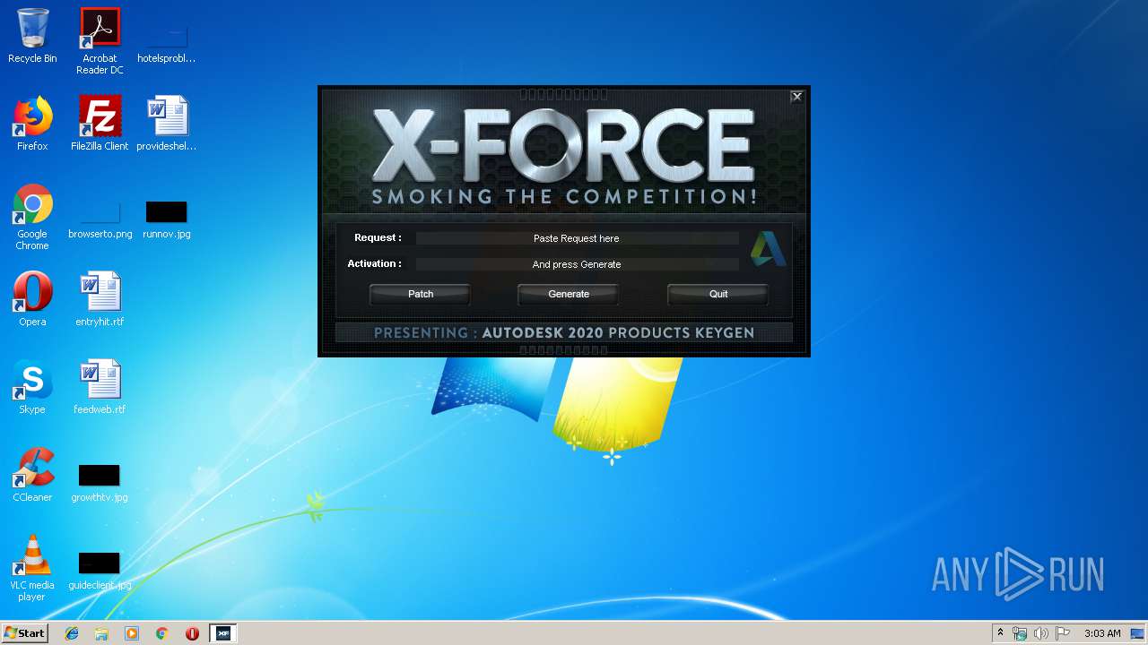 Analysis xf-adesk20_v2.exe (MD5: 45051225E4E19832BDAB5C82F2B4ECCB) No ...